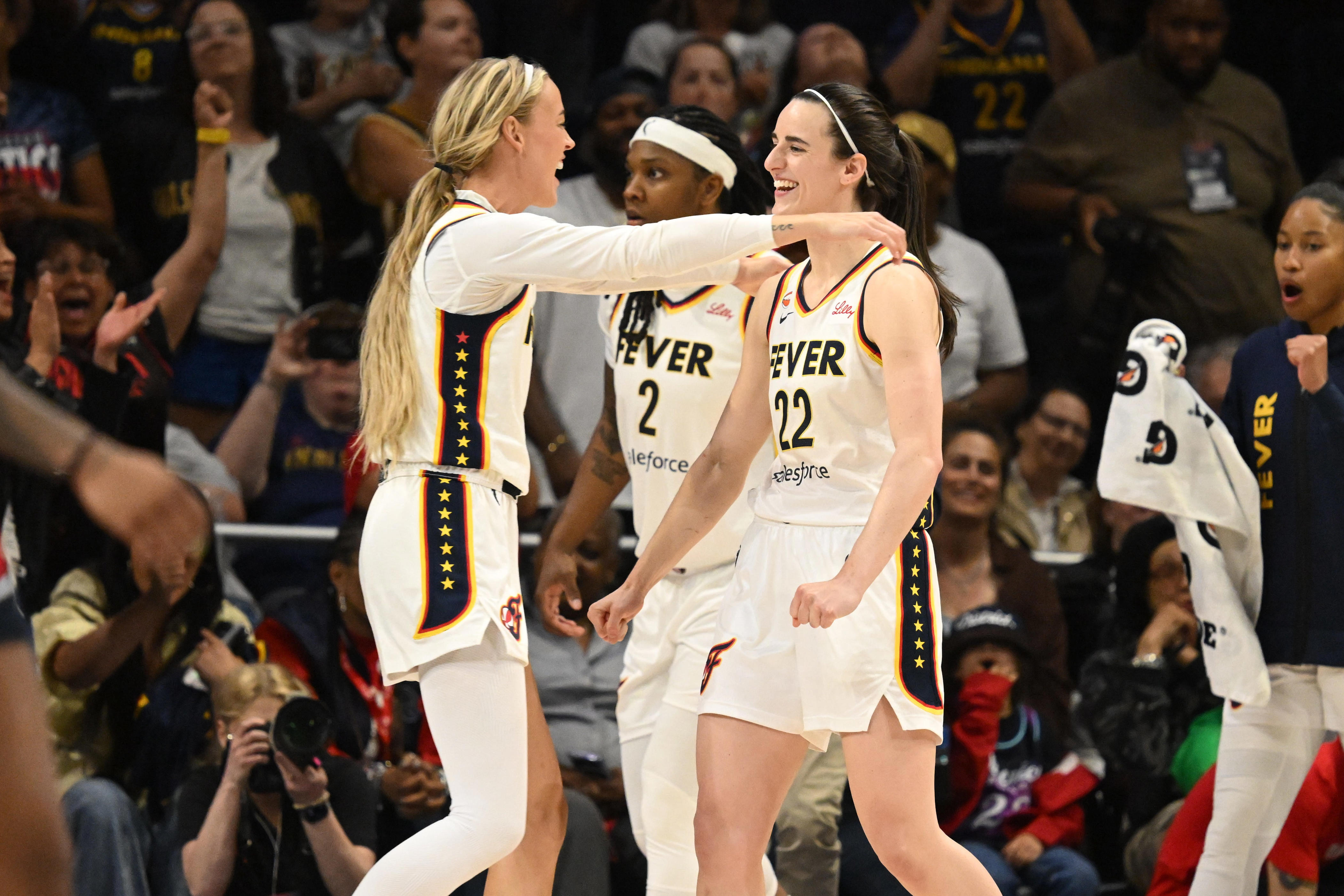 Fever win on Caitlin Clark game-winning 3: 'Sounds like all Caitlin ...