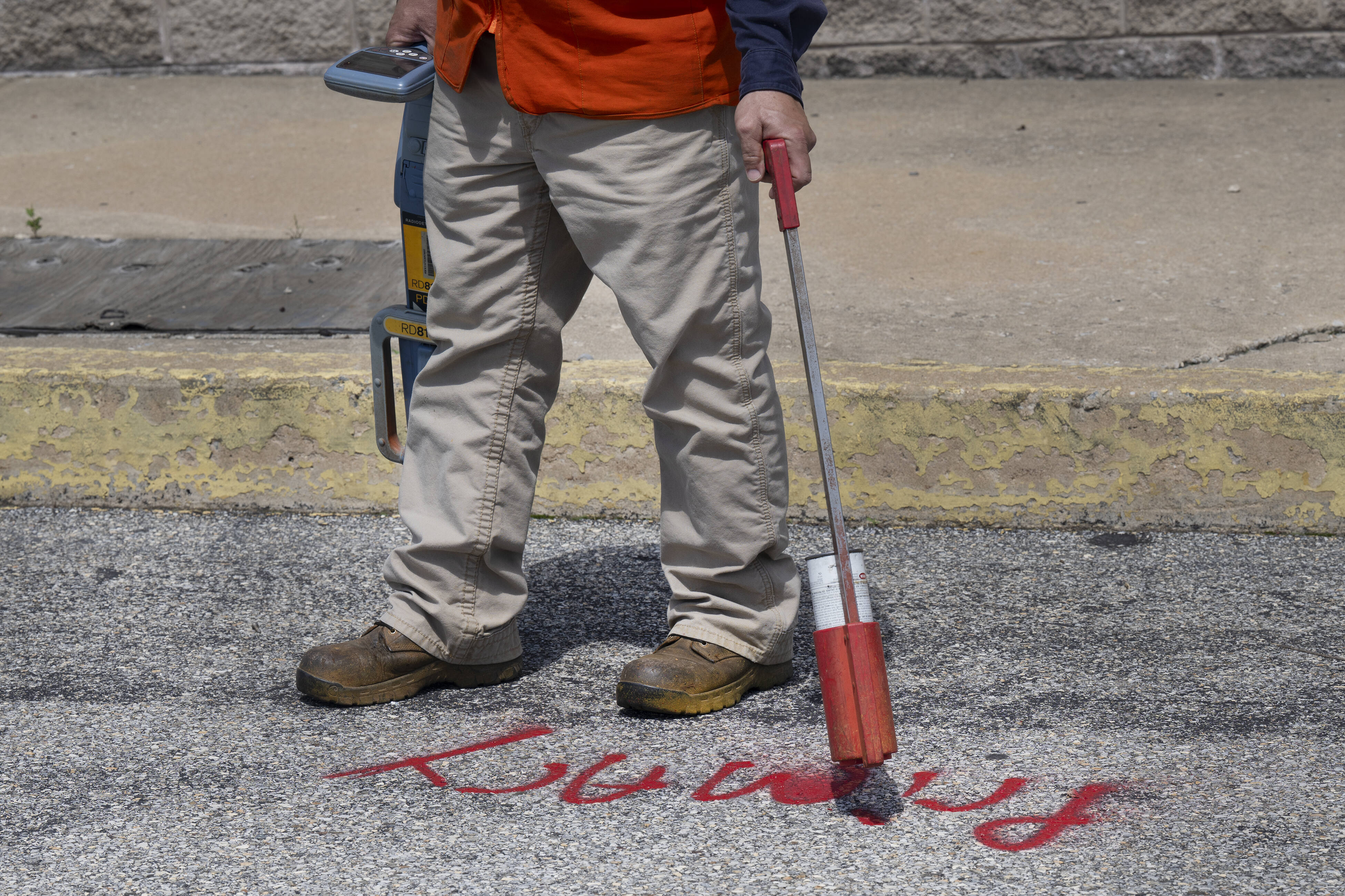 What the colorful markings on Philly-area streets and sidewalks reveal ...
