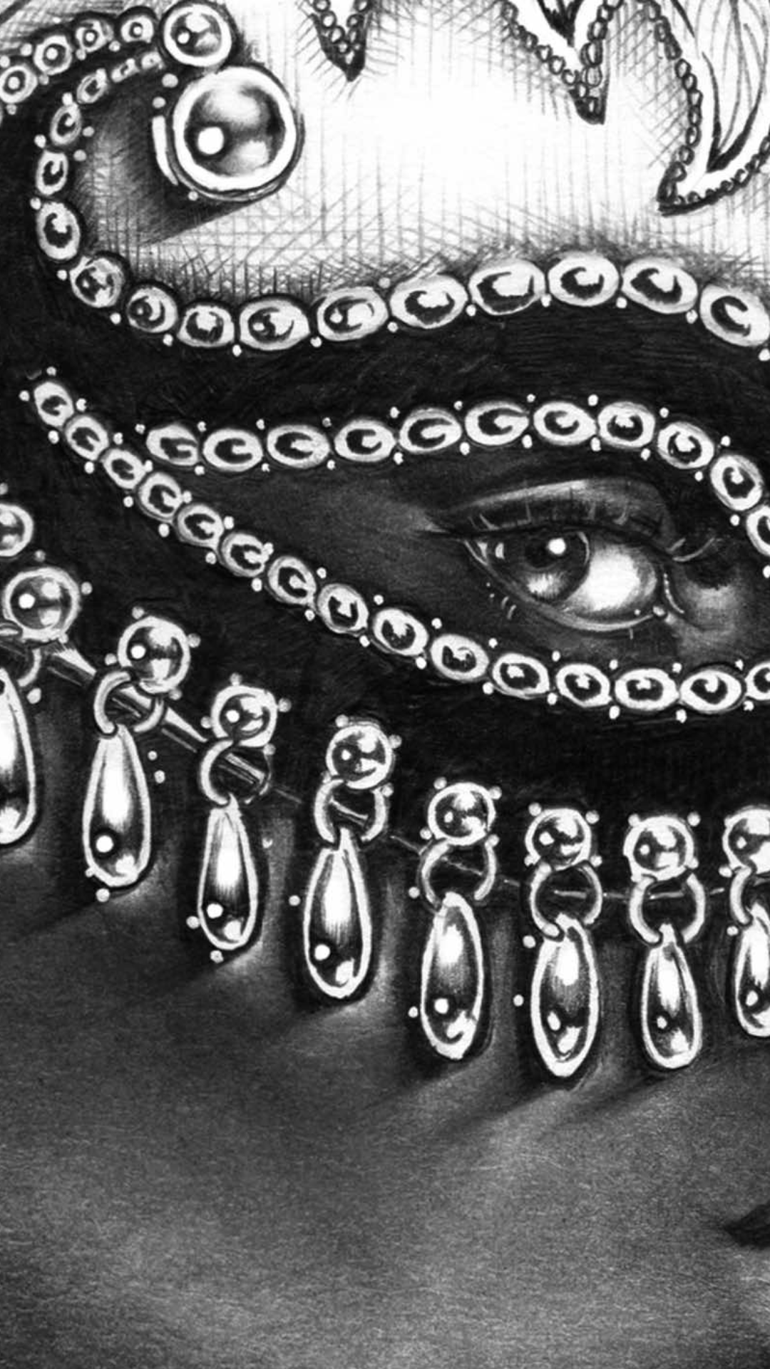 The secret behind this stunning graphite fashion illustration