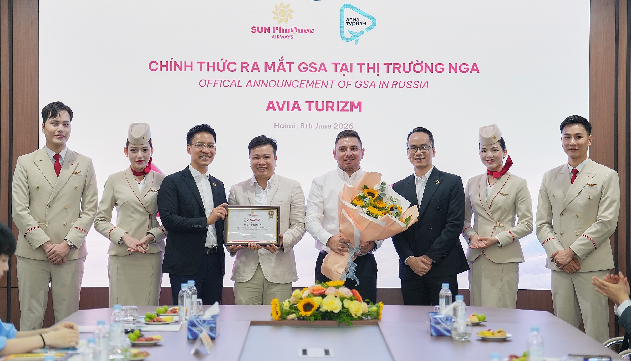 Sun PhuQuoc Airways expands sales network in Russia, China, Malaysia