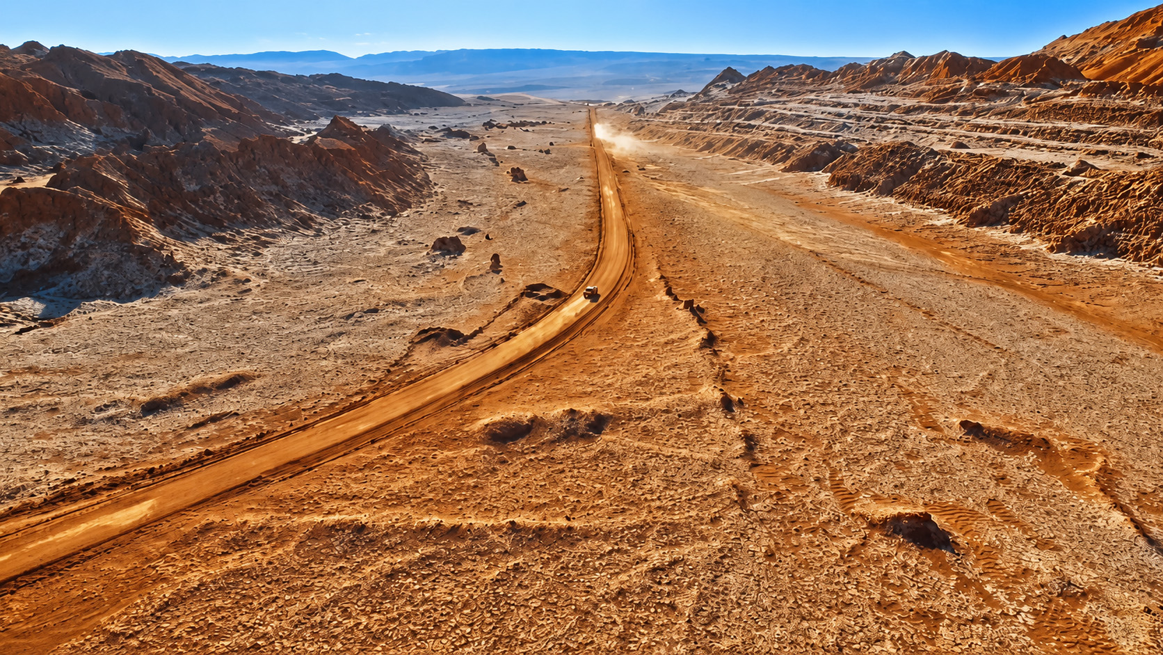 Chile’s mars-like desert where rain almost never falls