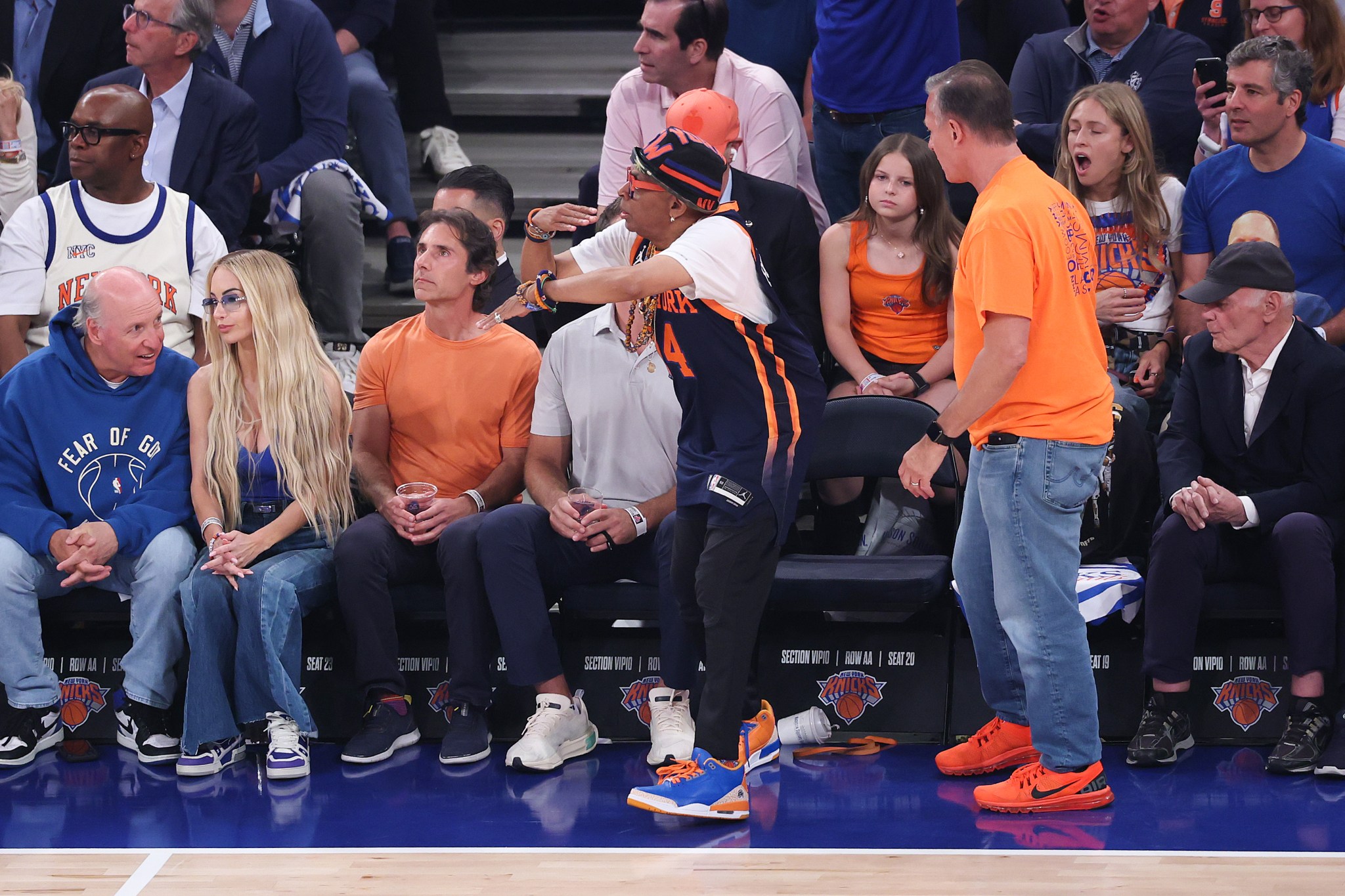 Dave Portnoy calls out Spike Lee for courtside antics at Knicks' Game 3