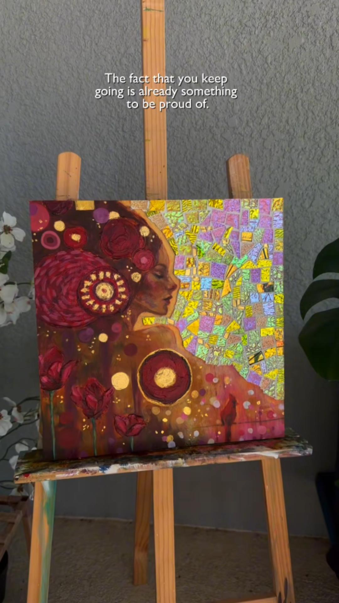 Inspiring painting reminds you of your progress