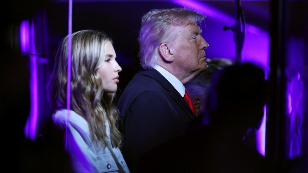 Trump booed in New York as he becomes first US president to attend NBA ...