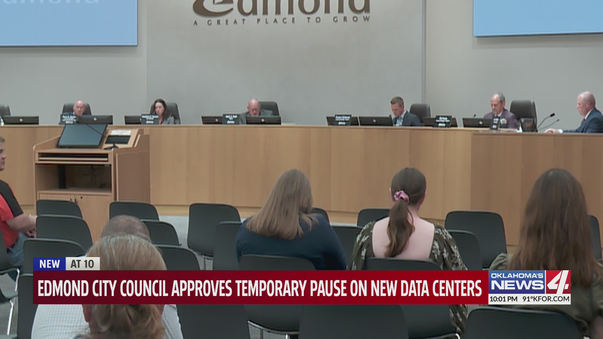 Edmond City Council approves temporary pause on new data centers