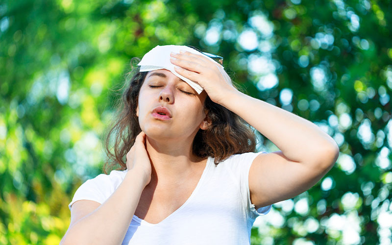 Come riconoscere colpo di calore: i sintomi da non sottovalutare