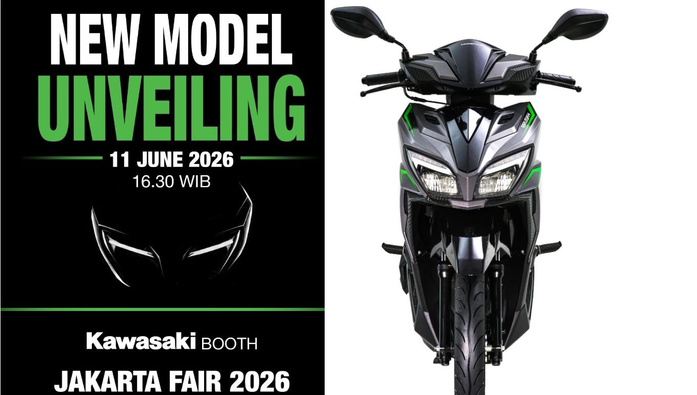 Meluncur 2 hari lagi, kepoin dulu nih spek motor matic Kawasaki terbaru