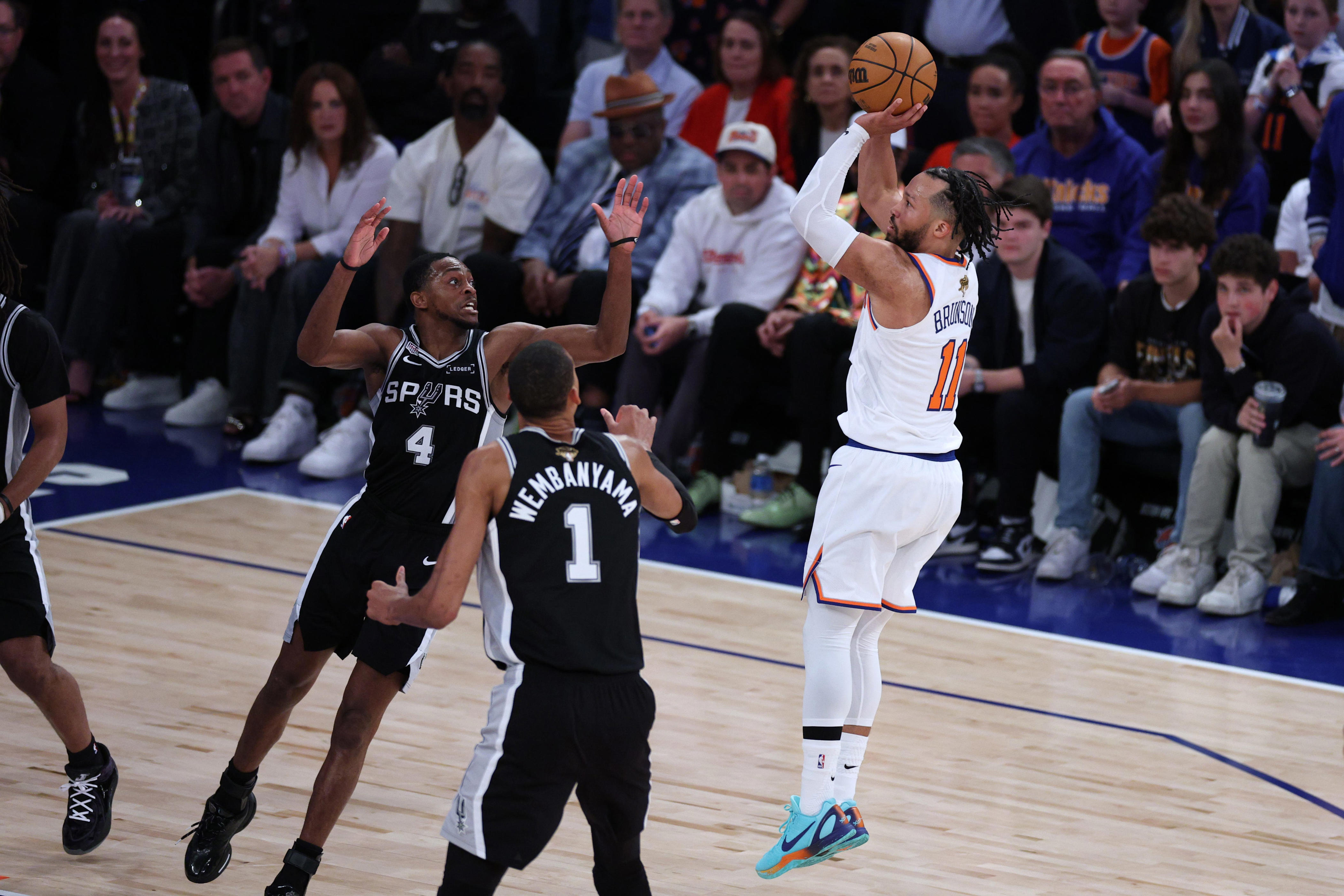 Jalen Brunson stats vs Spurs in NBA Finals game 3