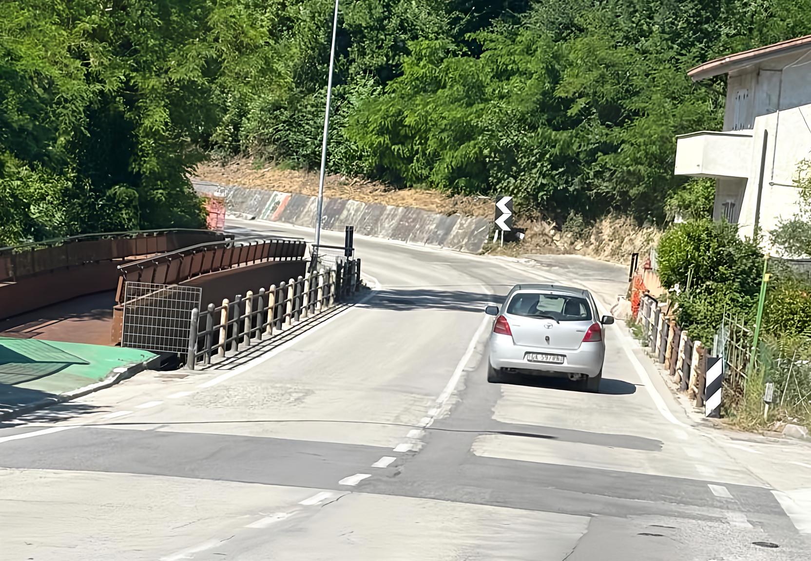 Cantiere sulla Flaminia. Ponte chiuso per due mesi