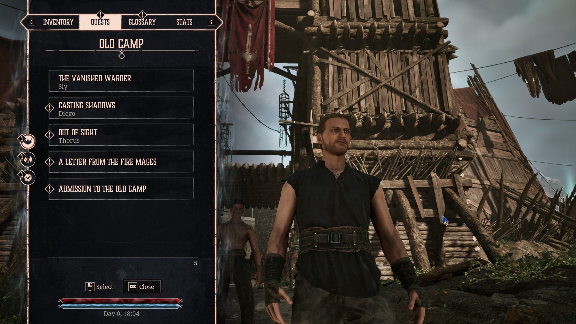 Gothic 1 remake walkthrough — chapter and quest list