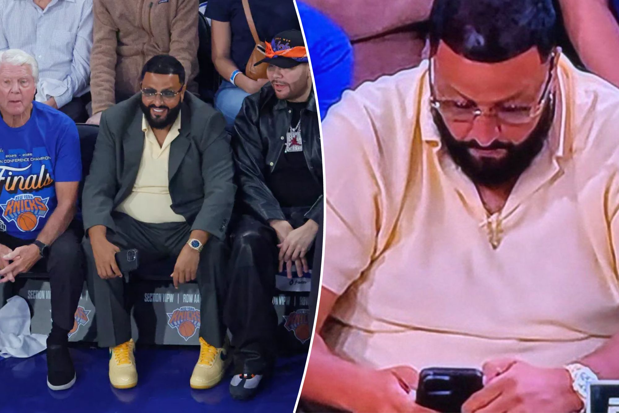 NBA fans outraged DJ Khaled spends insanely expensive Knicks-Spurs game ...