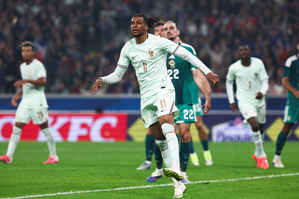 🔥Olise arrives on fire for the World Cup, hat-trick v Northern Ireland