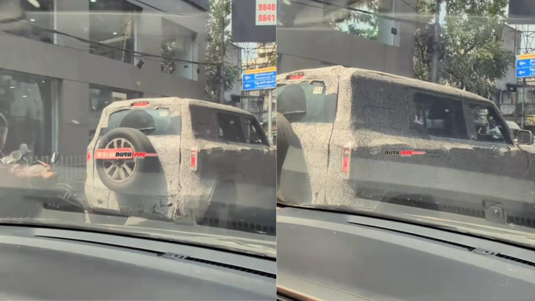 Mahindra Vision S spied testing: Compact Scorpio-like styling revealed