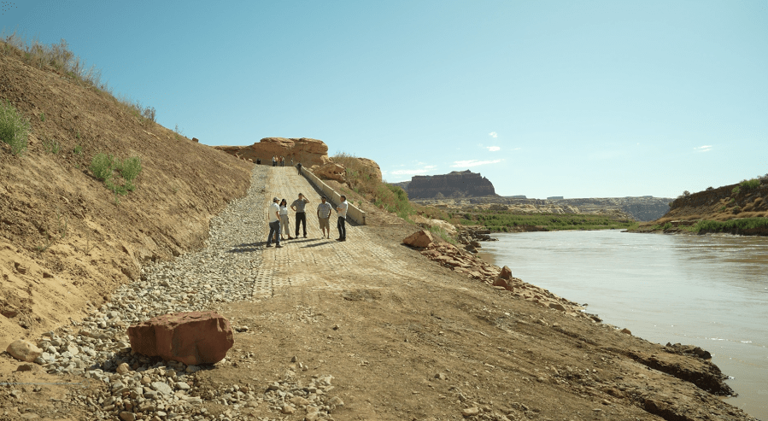 Improved boat ramp offers reliable North Wash access despite low water ...