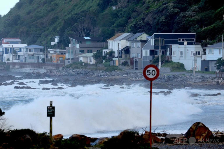 NZ首都に11メートルの高波、住民数百人避難