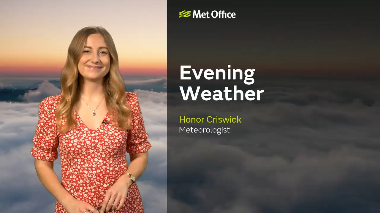 Met Office Sunday evening weather forecast 01/03/2026