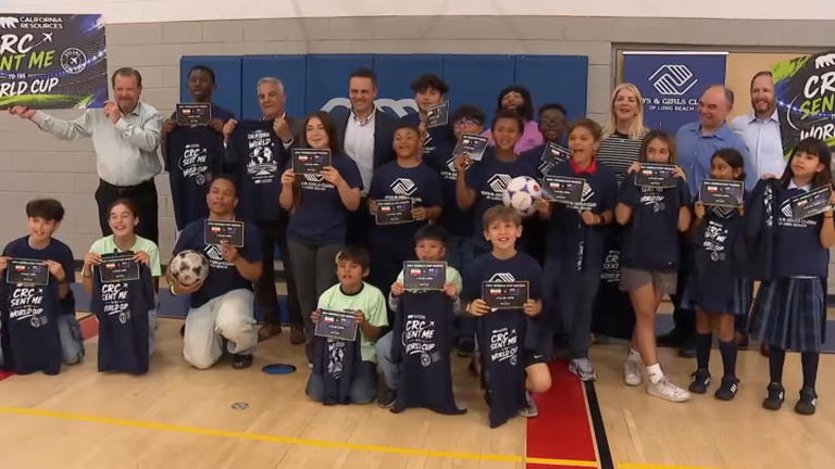 Long Beach children surprised with FIFA World Cup tickets