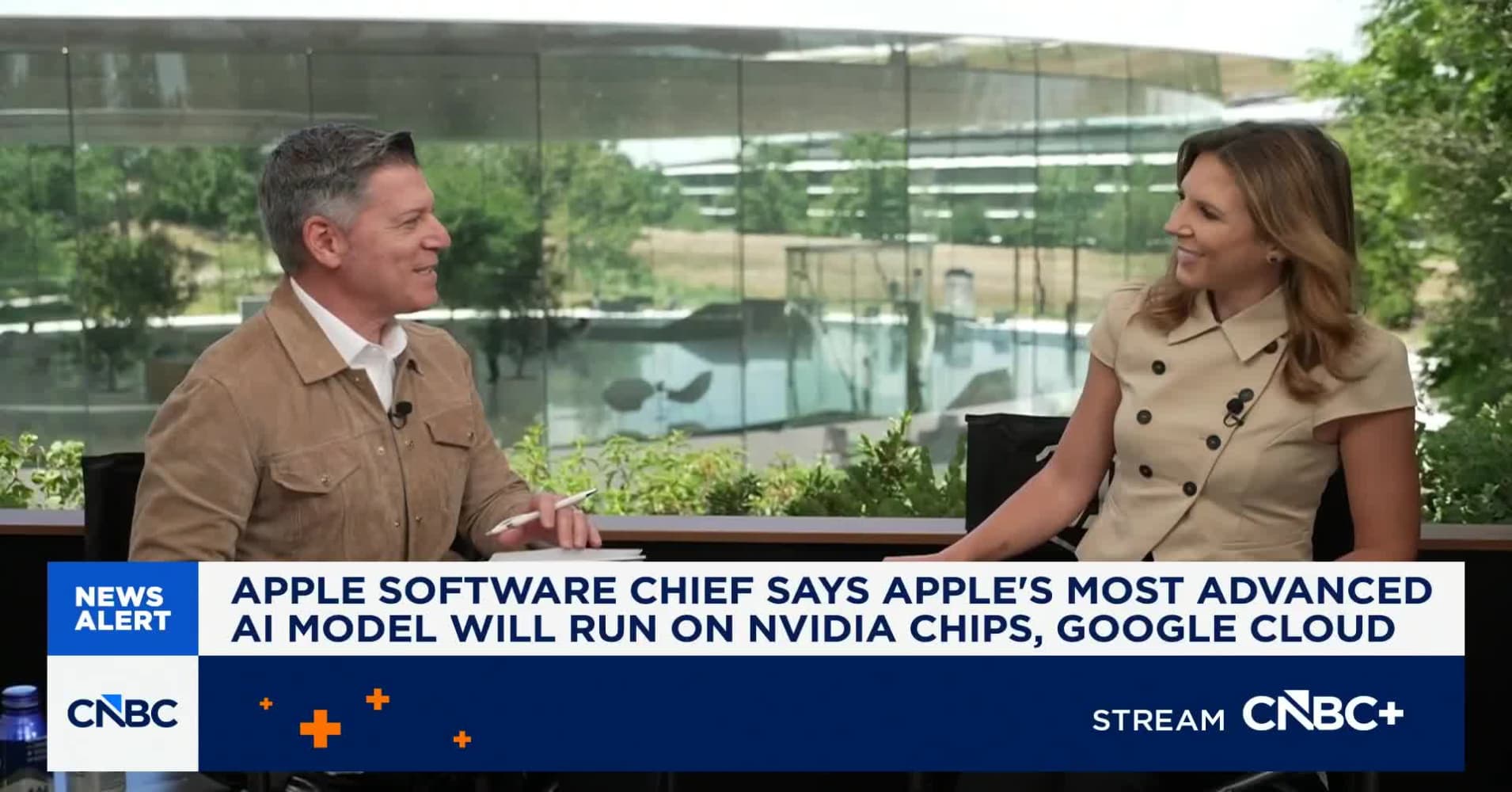 Apple to run top AI model on Nvidia chips and Google Cloud