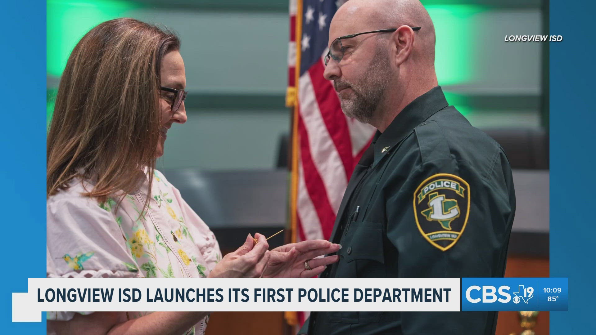 Longview ISD launches police department and swears in first chief