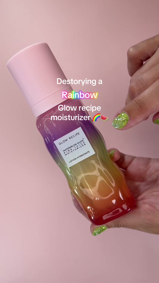 Rainbow glow moisturizer for radiant skin