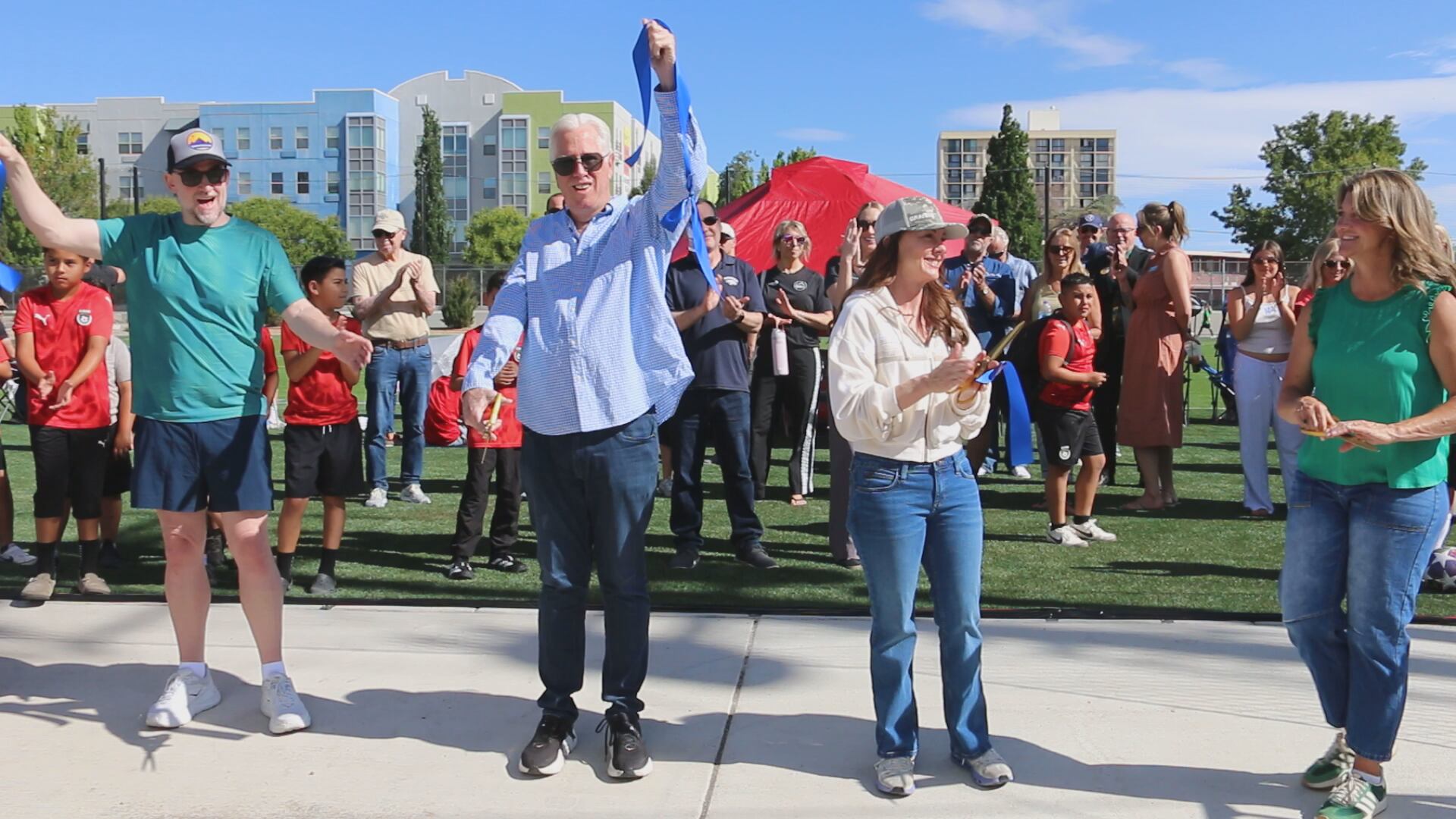 Brand new fields bring youth soccer to downtown Reno