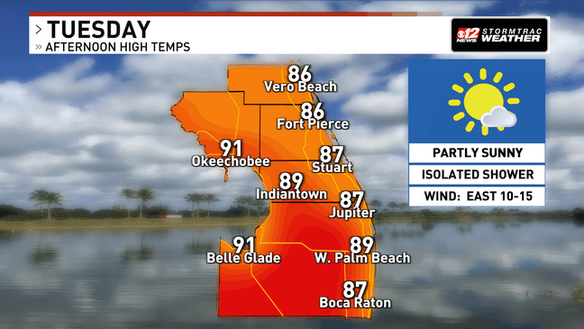 Rain chances gradually increase through the week