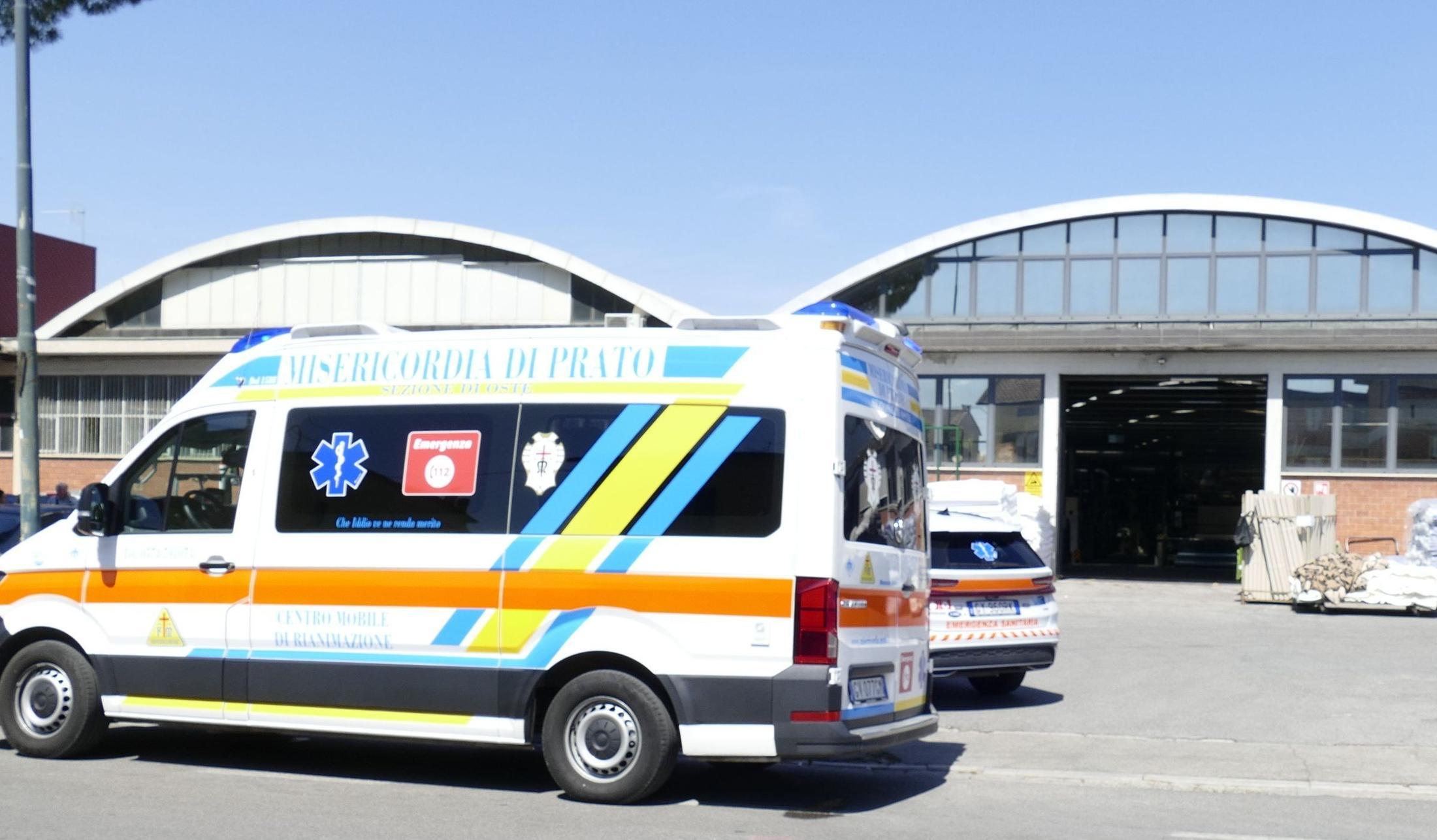 Fumo e fiamme dalla ramosa. Paura alla Rifinizione Il Pantano