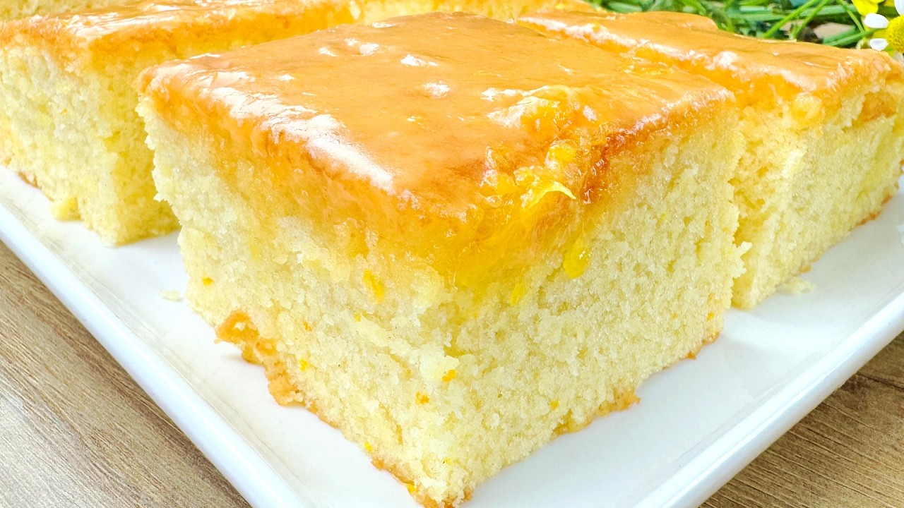 Moist orange cake recipe quick and delicious dessert