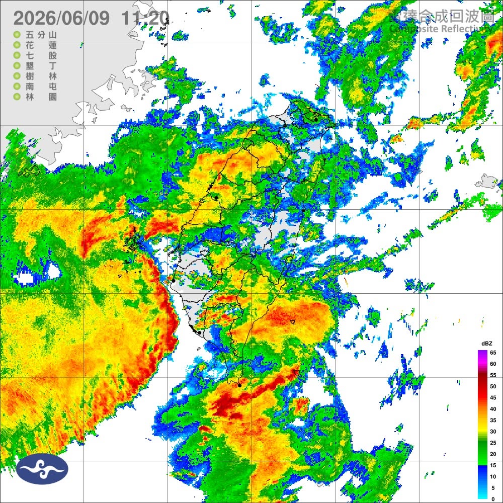 今日降雨最明顯 氣象署估6/12各地雨勢再增