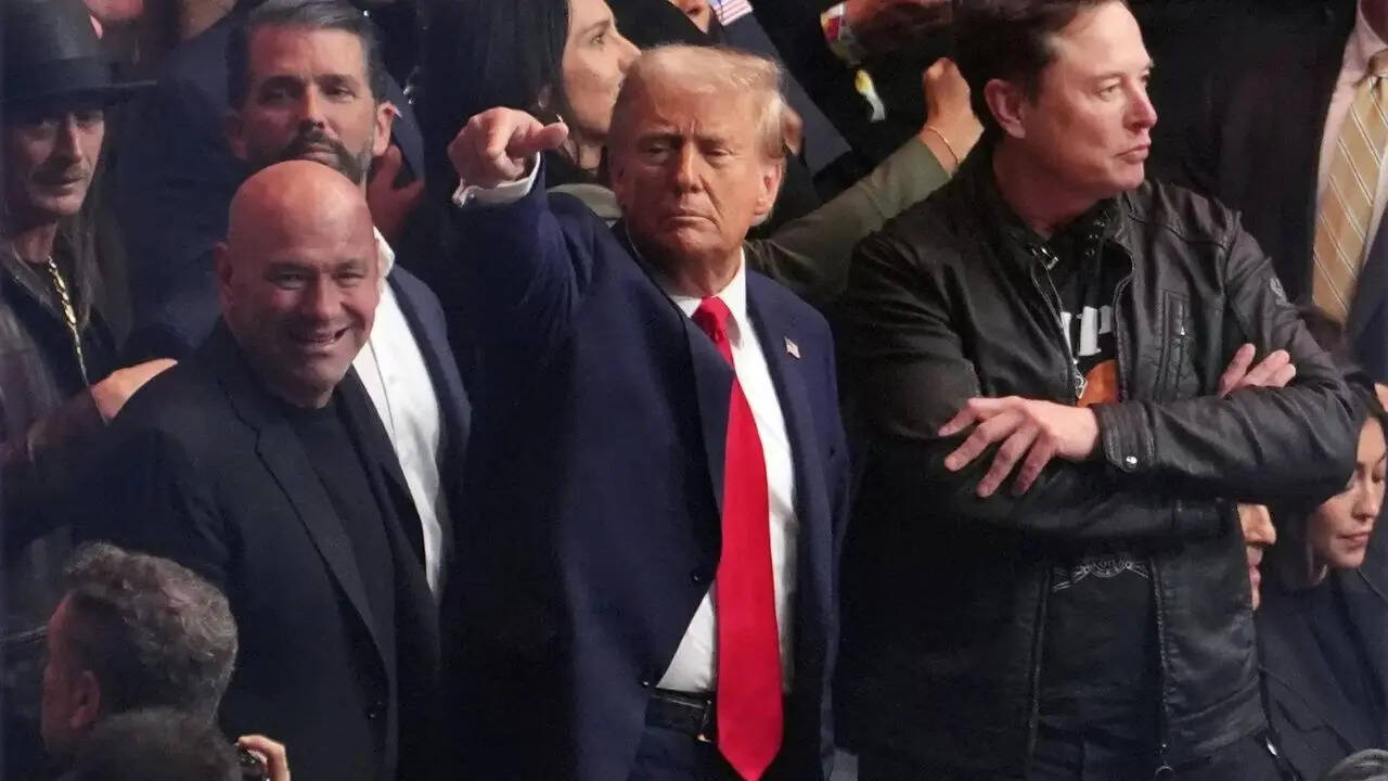 Donald Trump becomes first sitting US president to attend NBA Finals ...