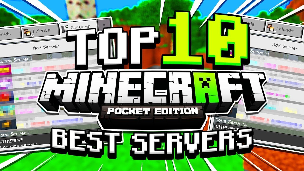 Top 10 best MCPE servers! - Minecraft PE (Pocket Edition, Xbox, Windows ...