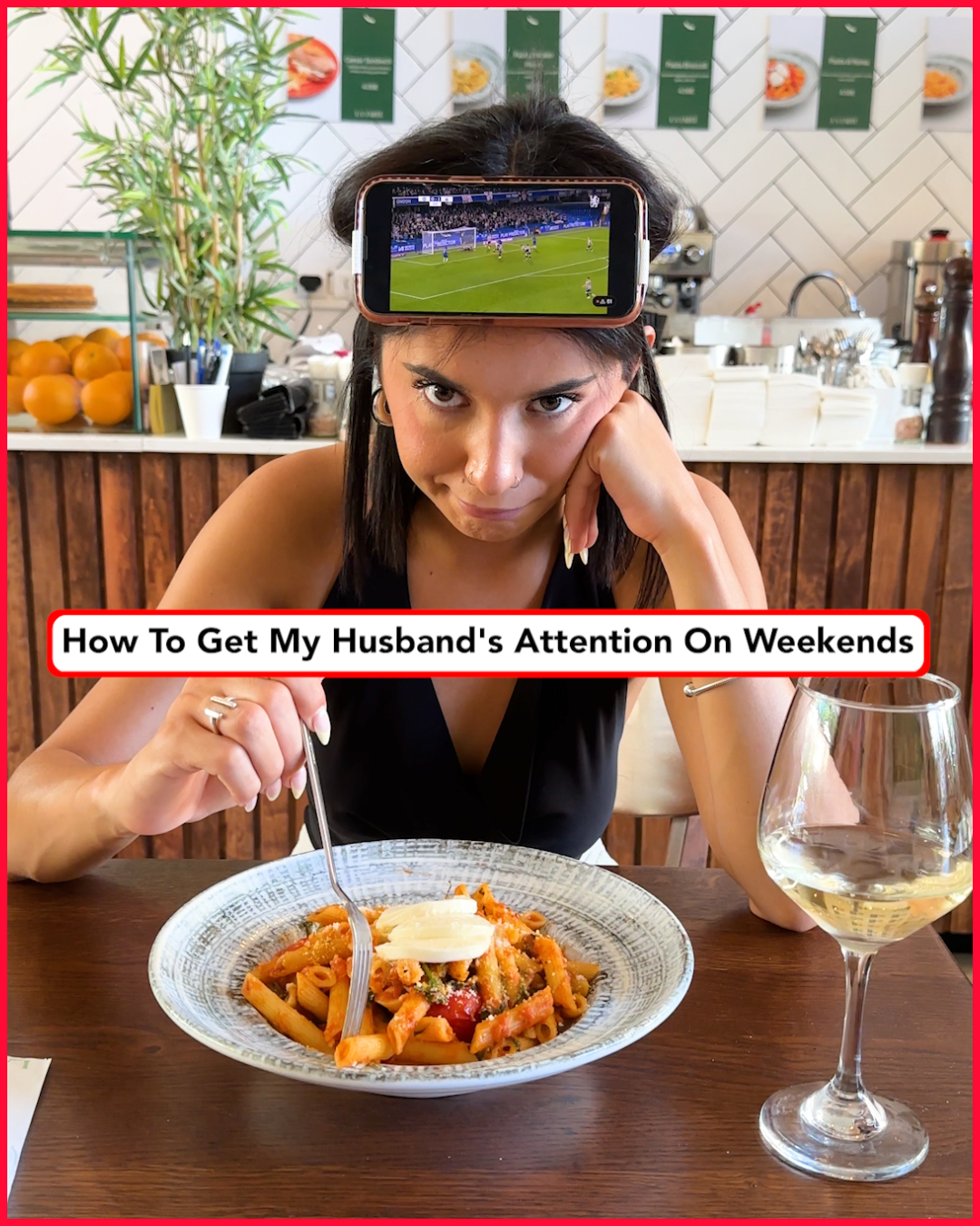 Trying to get your husband's attention on weekends 🤣