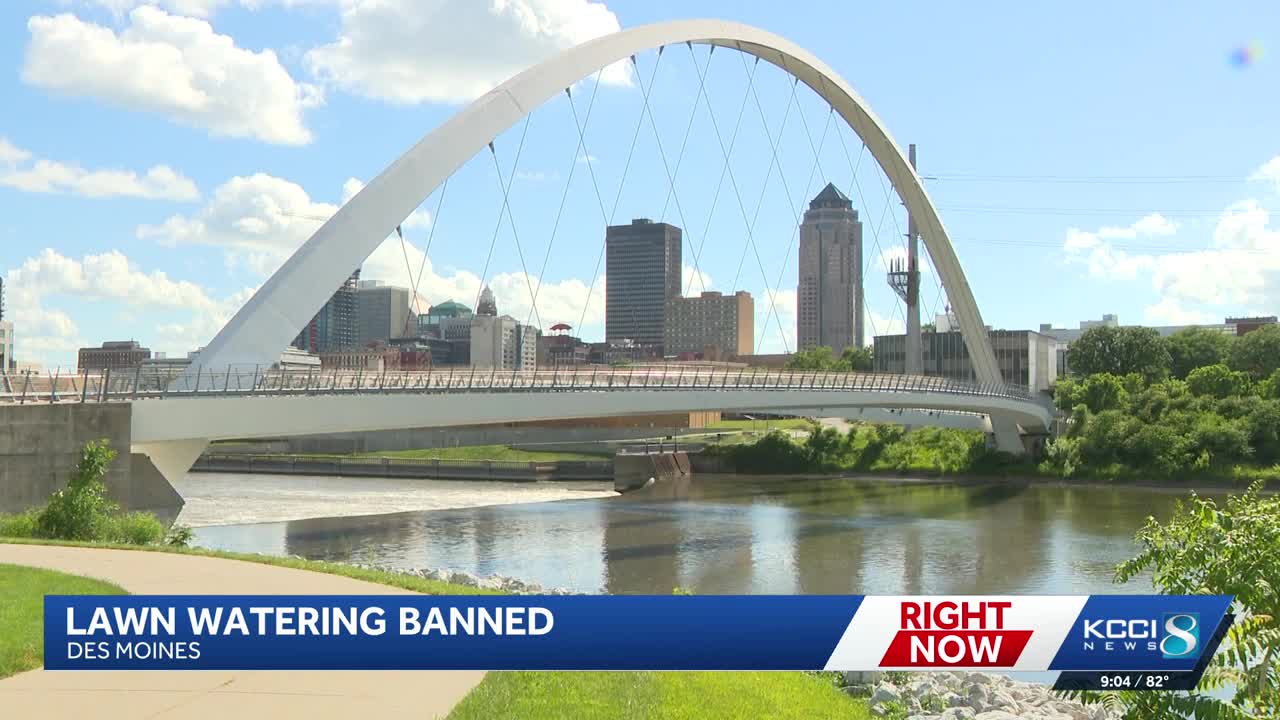 Central Iowa Water Works issues mandatory lawn watering ban amid ...