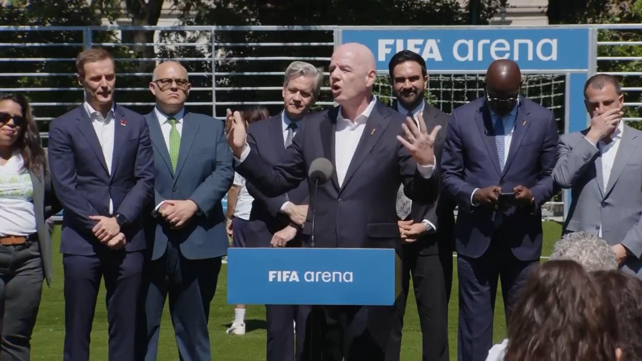 FIFA arena inaugurated in Central Park as watch party is announced for ...