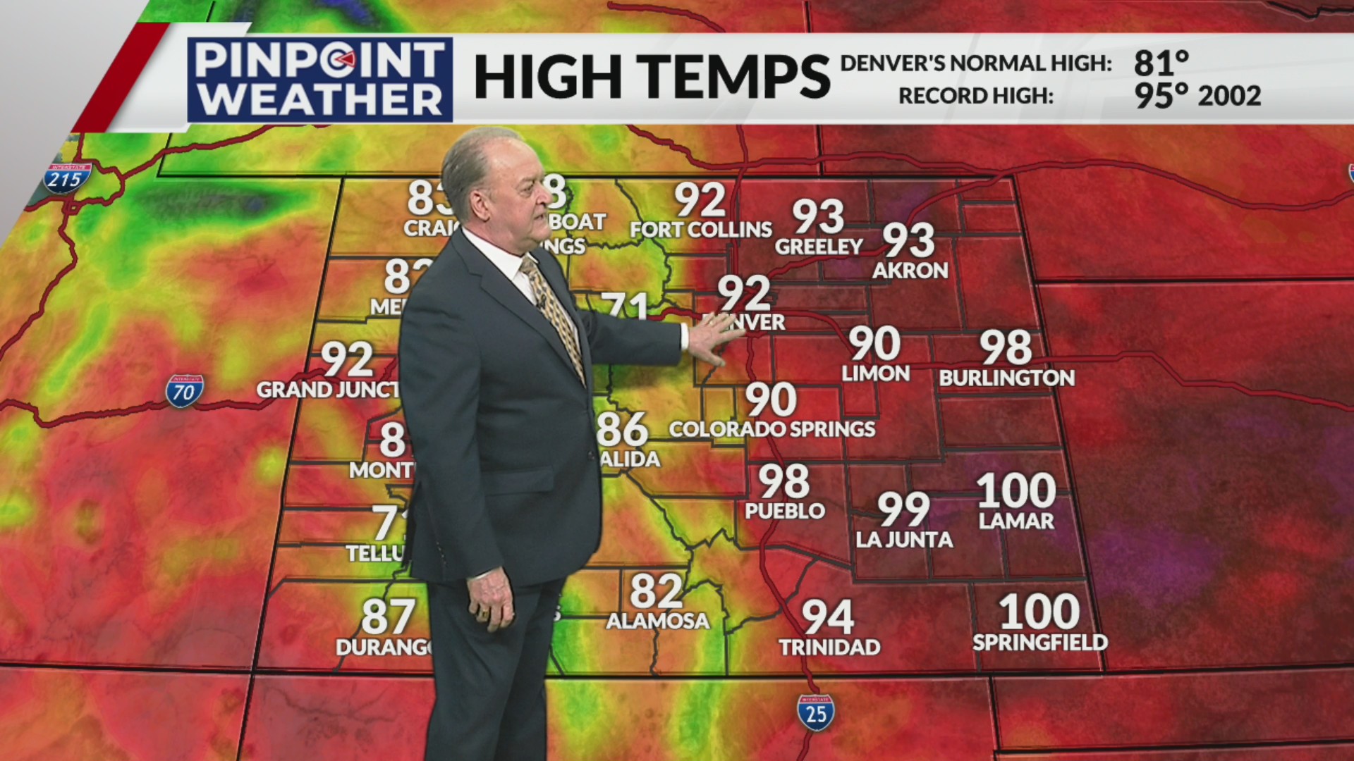 Denver weather: Storms clear ahead of high fire danger