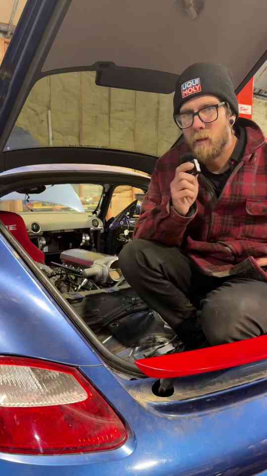 Cold start on my LS swapped Porsche Cayman drift build