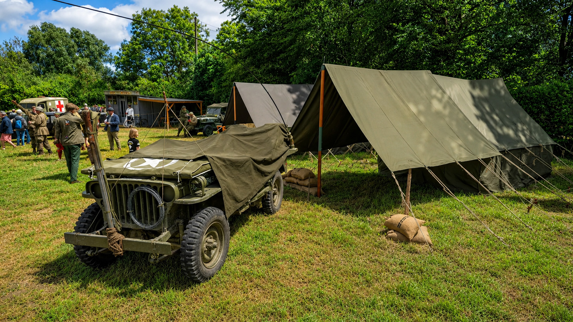 Camp Géronimo in Sainte Mère Église is a must see (4K)