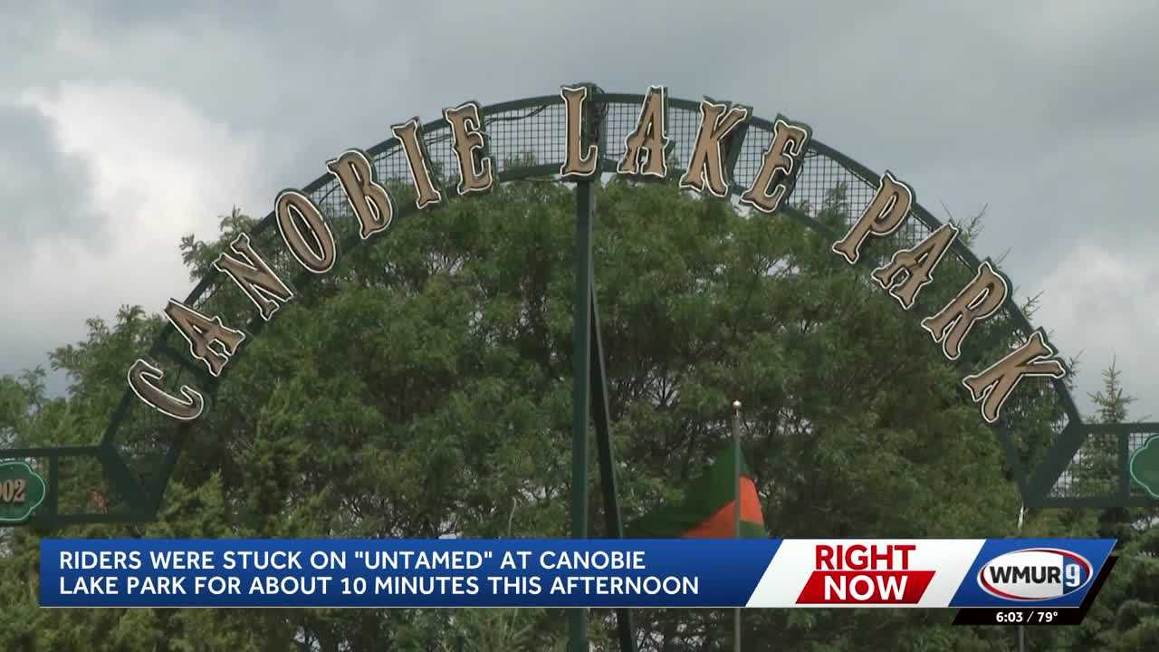 Riders briefly stuck on Untamed roller coaster at Canobie Lake Park