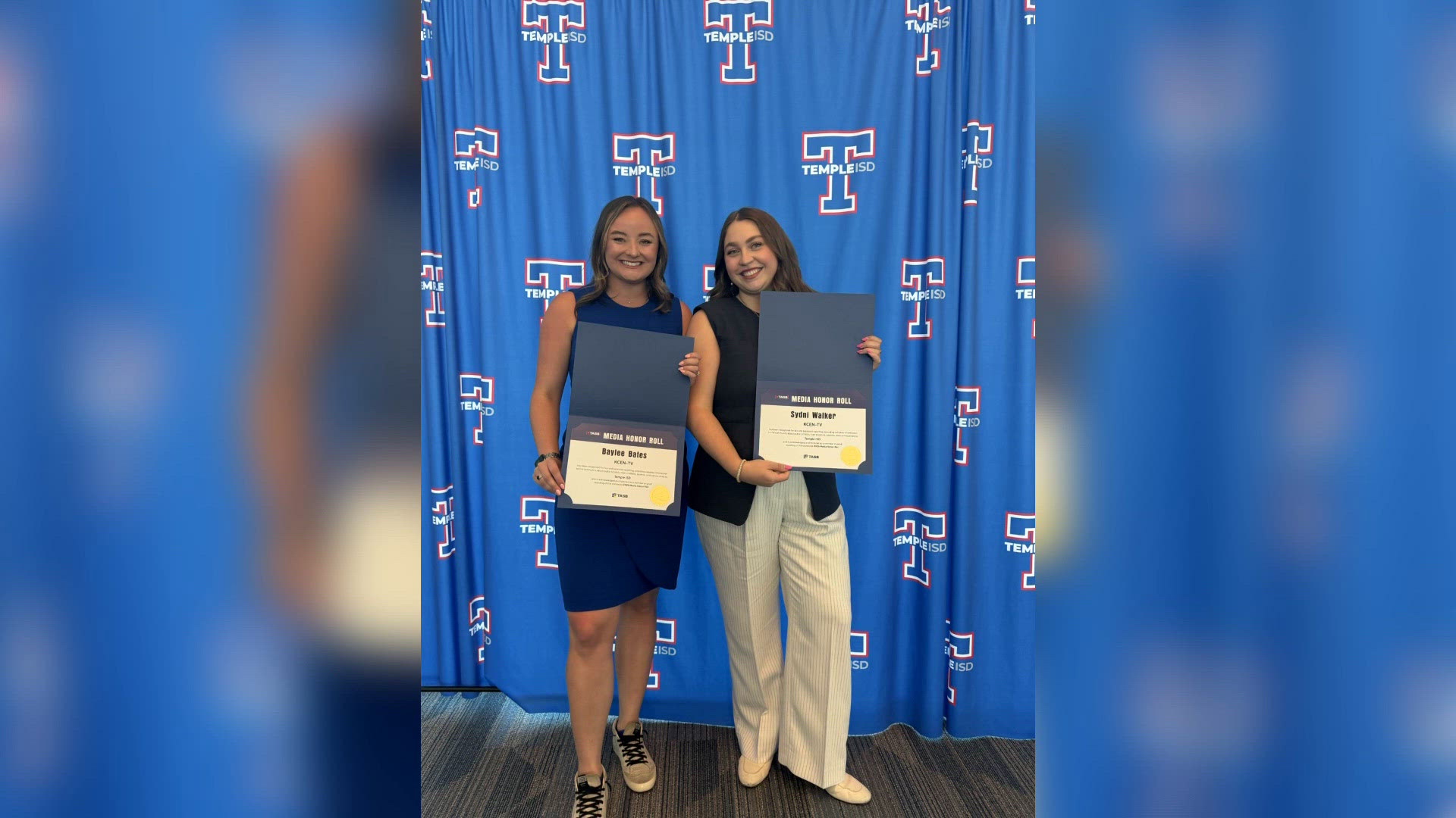 Baylee Bates, Sydni Walker named to Temple ISD media honor roll