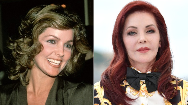 Pics Of Priscilla Presley Before & After She Found Her Iconic Red Hair Hue