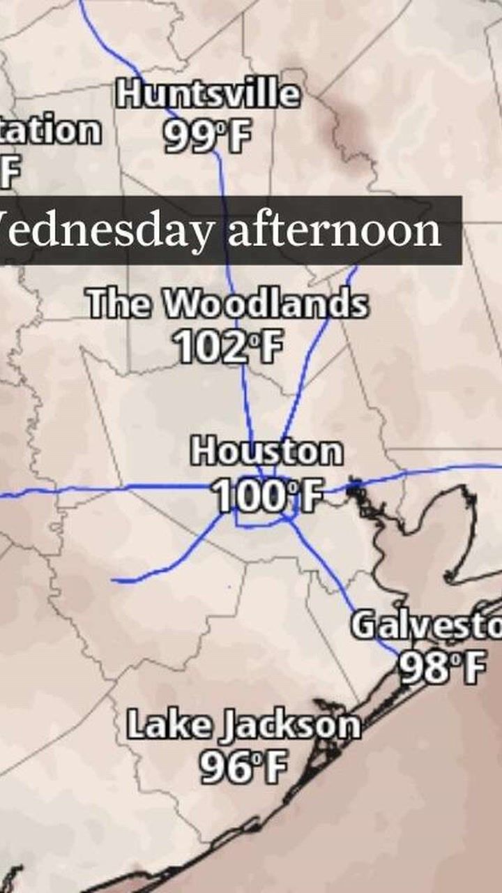Houston forecast turns hotter this week