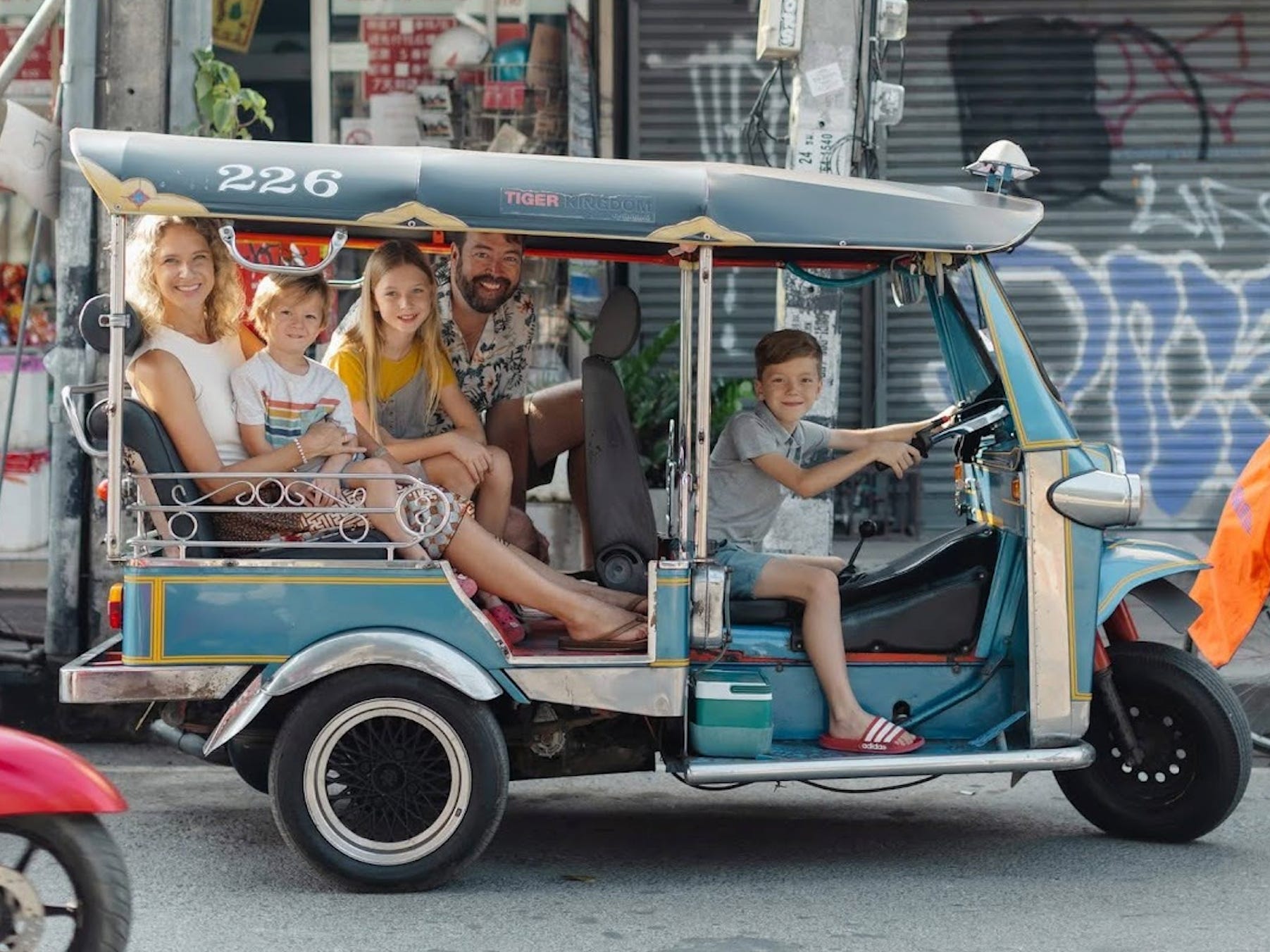 We moved from Kansas City to Thailand with 3 kids. We spend less time ...