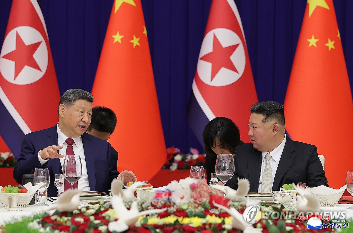 N Korea's banquet for Chinese leader