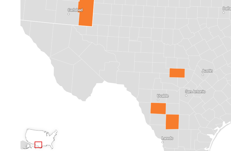 Border Report live: Interactive map tracks New World screwworm cases by ...