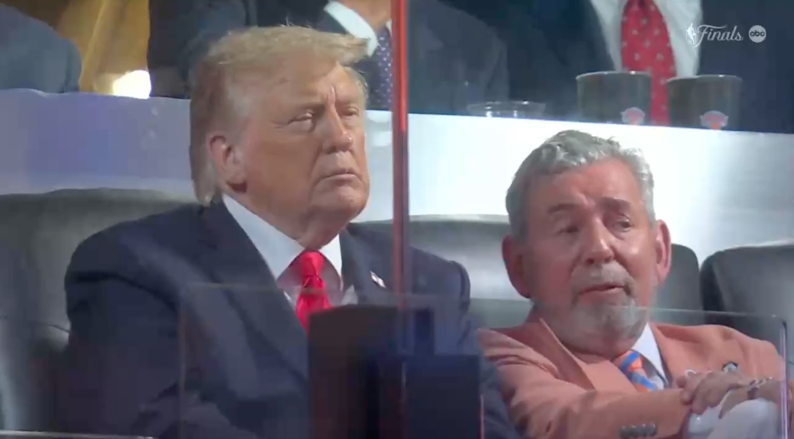How ESPN handled Donald Trump appearance at NBA Finals