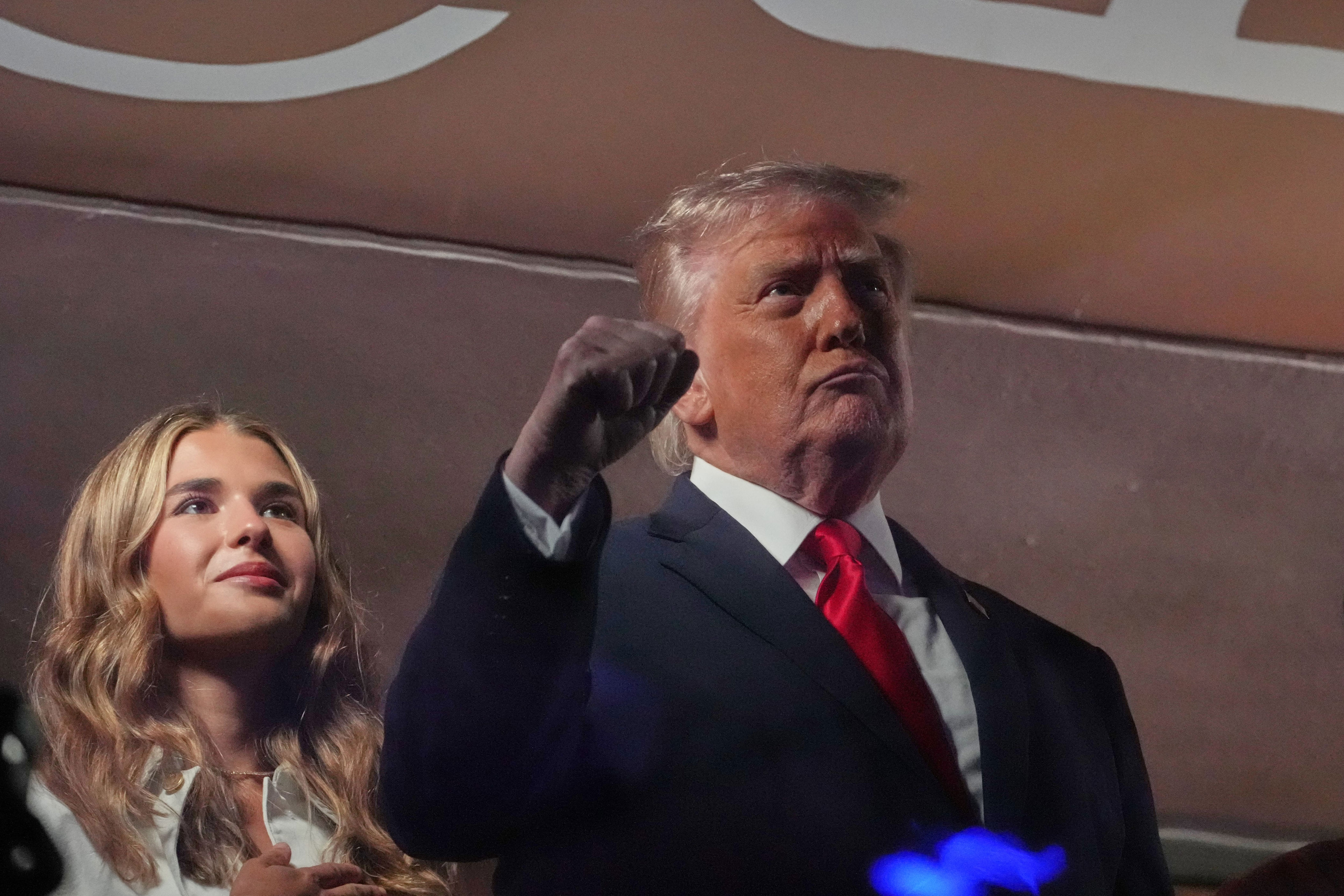 Donald Trump booed by the crowd during the anthem prior to Game 3 of ...