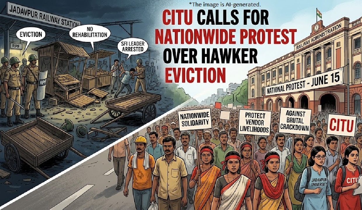 CITU calls for nationwide protest over hawker eviction