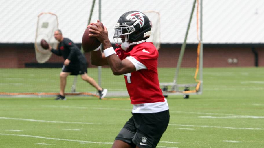 Falcons OTA notes: Stefanski gives Penix injury update, Bijan Robinson ...