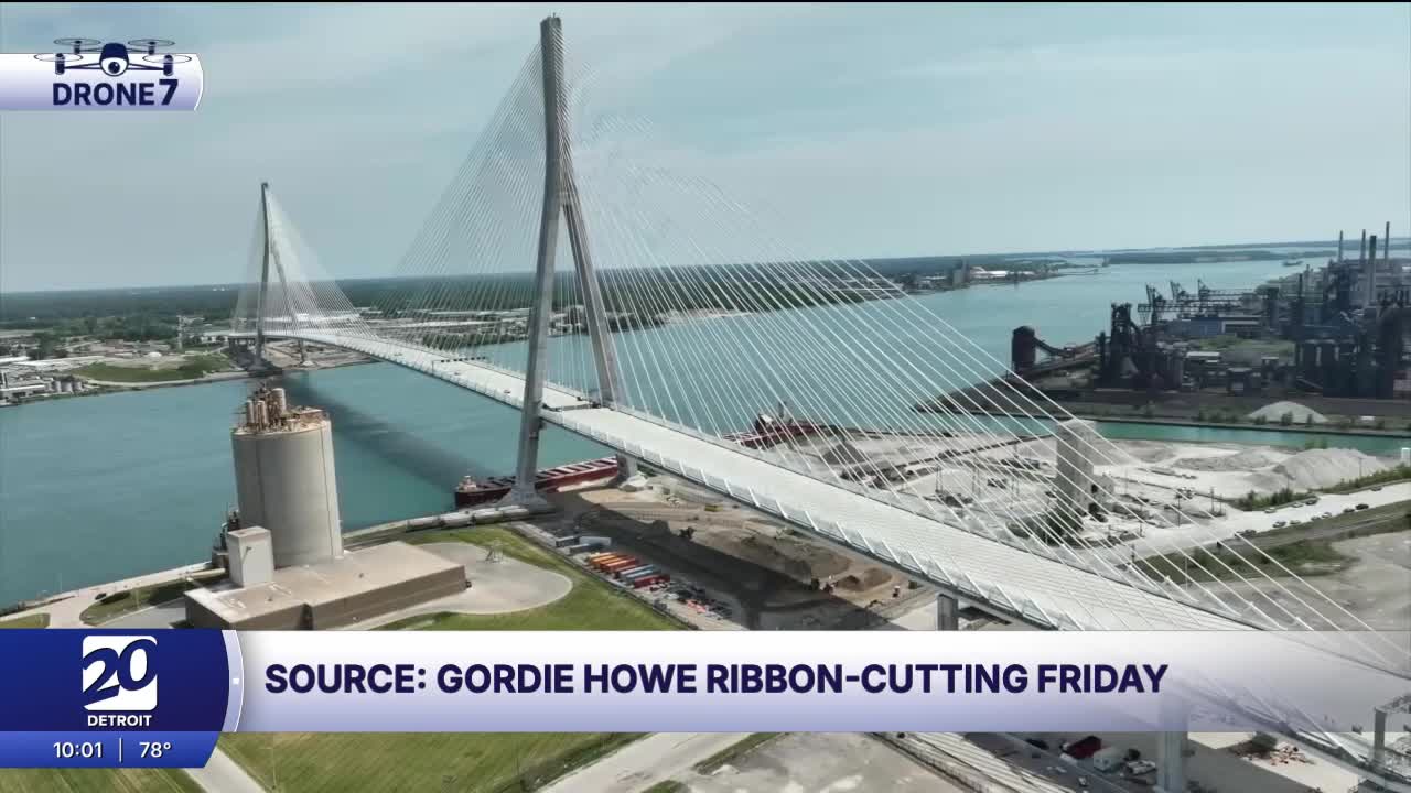 Ribbon-cutting ceremony for Gordie Howe International Bridge planned ...
