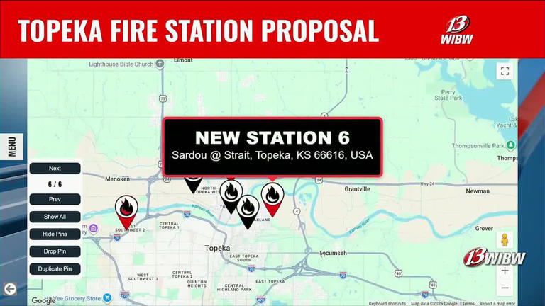 New memo outlines phased fire station moves, new build in Topeka